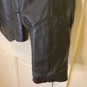 Reed Sportswear | Jackets & Coats | Vintage Black Leather Jacket By ...